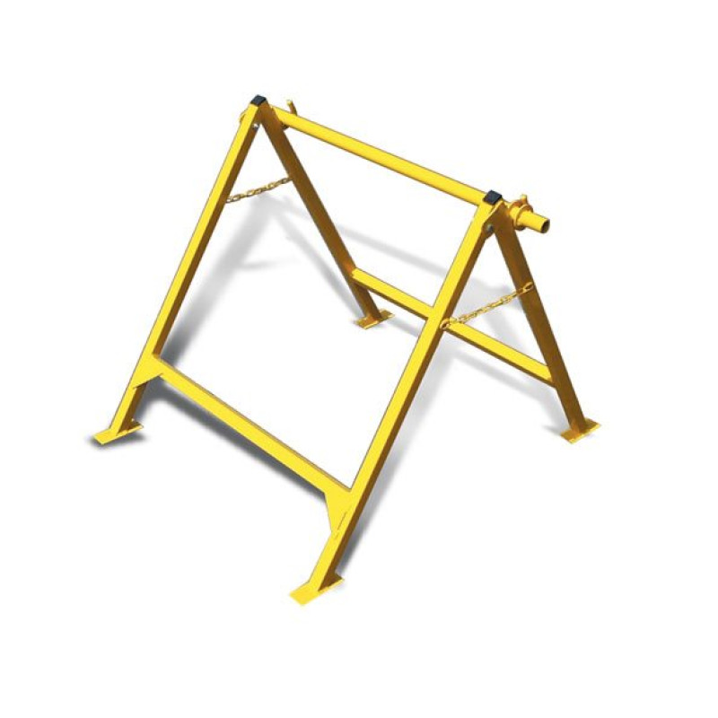 A Frame Universal Cable Drum Dispenser De-reeling Carrier Stand