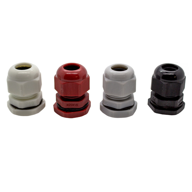 M20 IP68 6-12mm Compression Cable Gland with Locknut